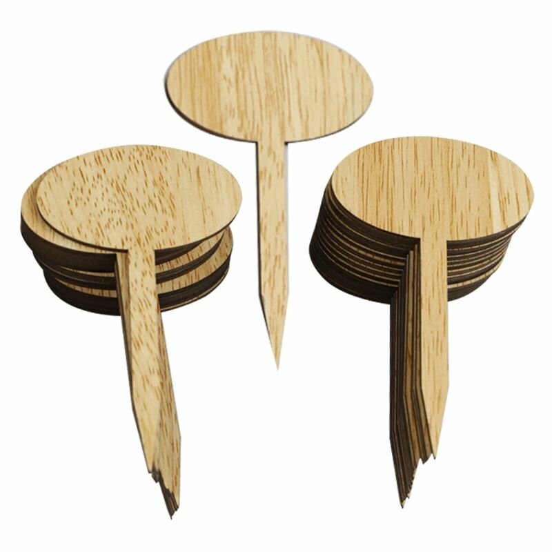 50 шт, овальные этикетки для растений, садовые маркеры, бирки детских горшков, метка рассады