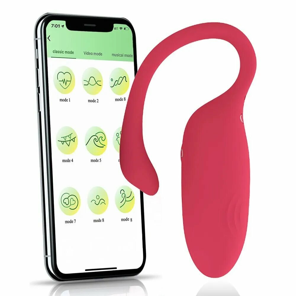 Тренажер Кегеля, цвет: красный, 30 мм