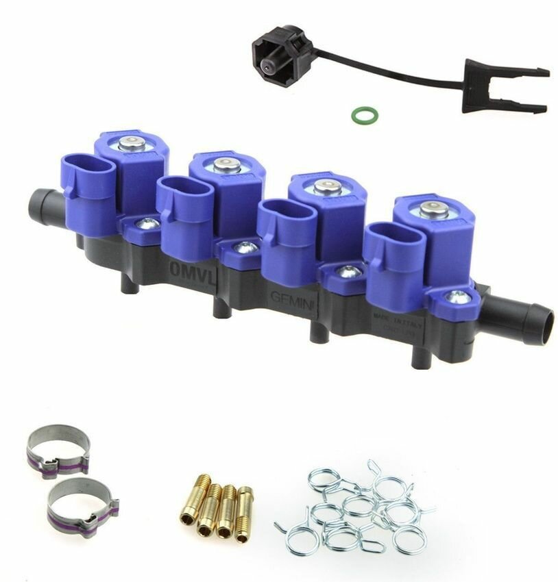 Форсунки ГБО OMVL Gemini 4 цилиндра (оригинал)