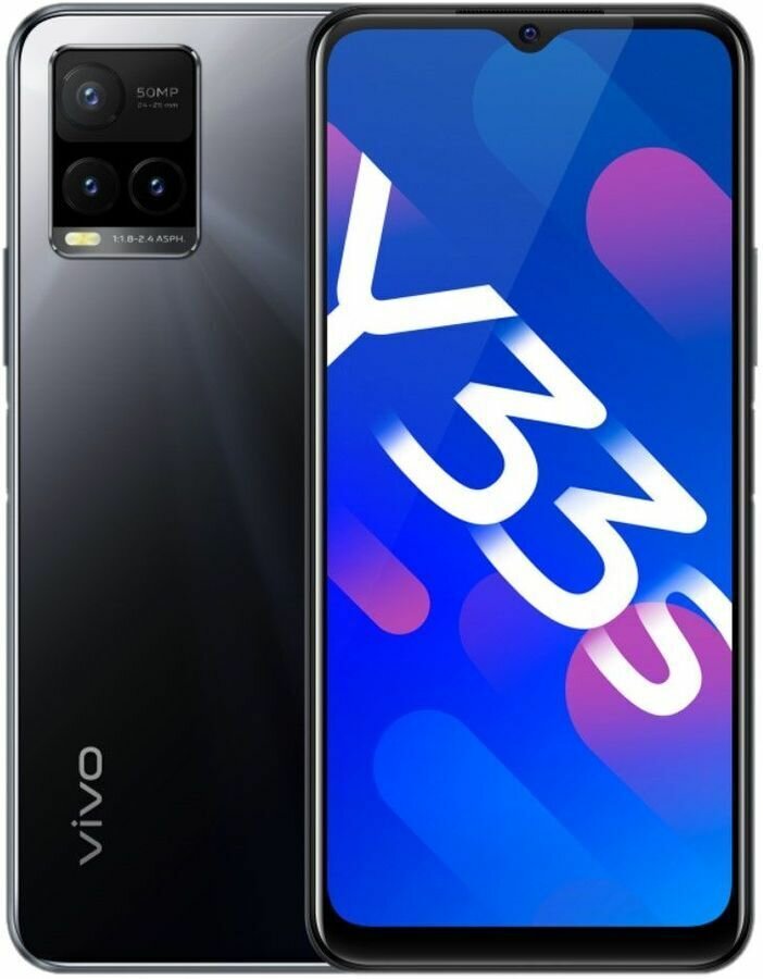 6,58" Смартфон vivo Y33s 4/64 ГБ (Y33S) черный