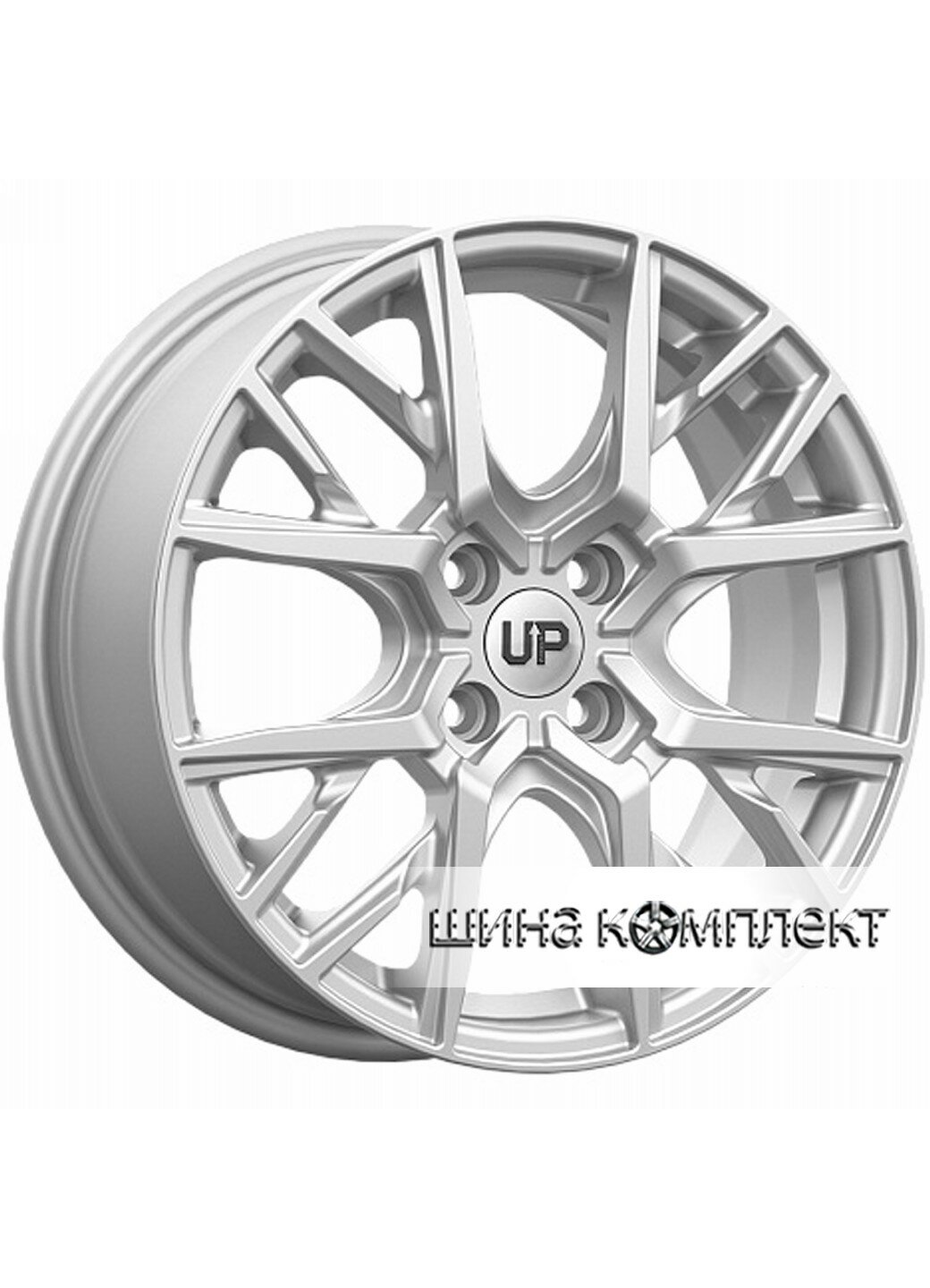 Колесный диск Wheels UP Up124 6,5x16 4x100 ET45 67,1 Silver Classic литой для автомобиля
