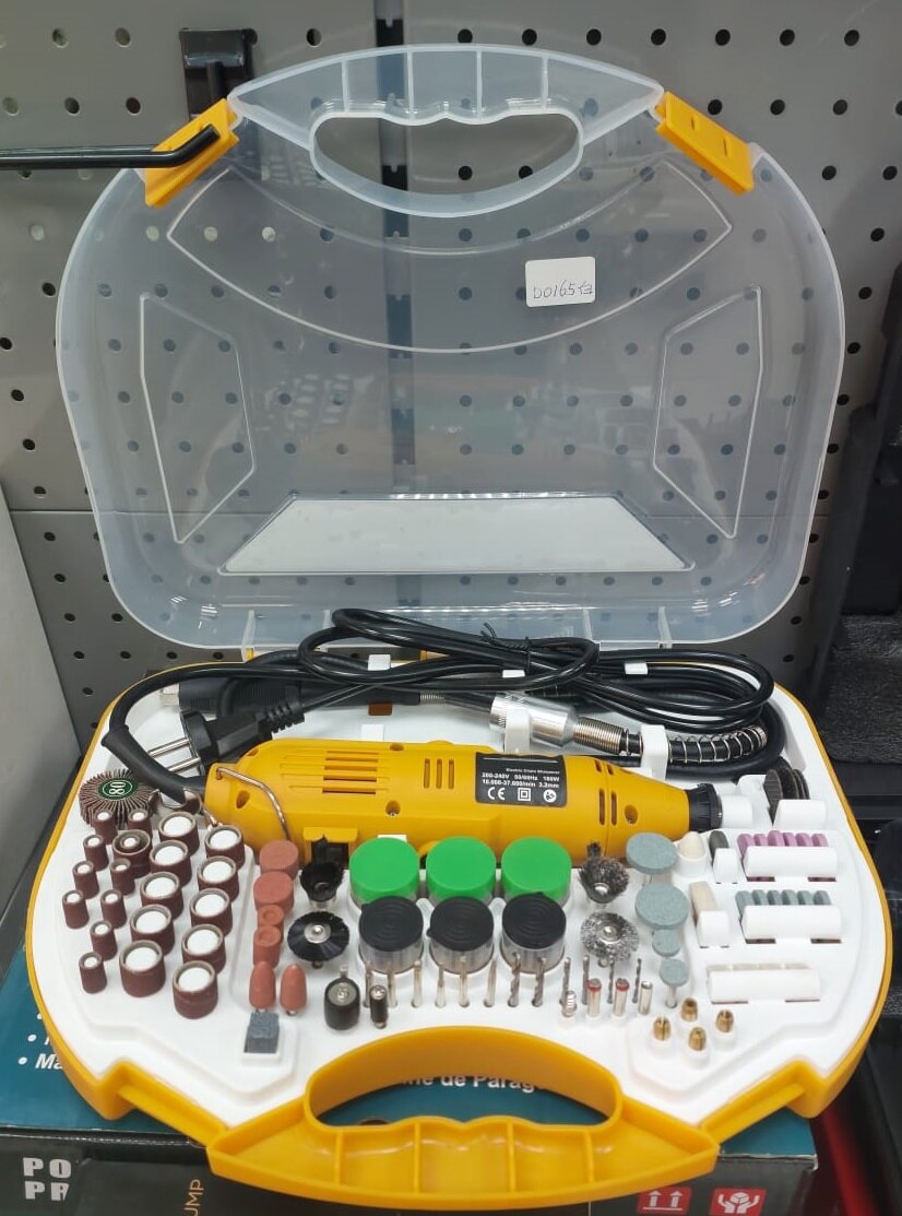 Гравер электрический с набором насадок в пластиковом кейсе