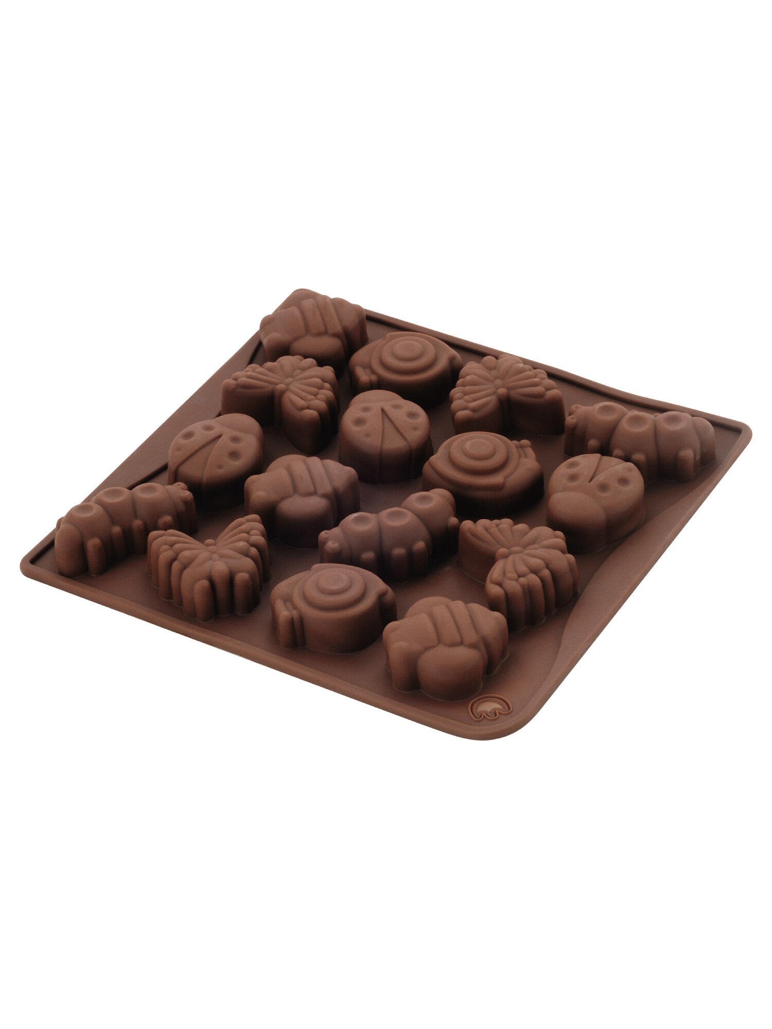 Силиконовая форма для шоколада / Форма для конфет / Форма для льда / Размер 17х18 см