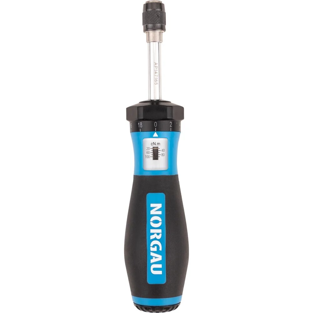 NORGAU Отвертка динамометрическая предельная 60-360 сНм (0,6 - 3,6Нм) NTS12-3H, 052099003