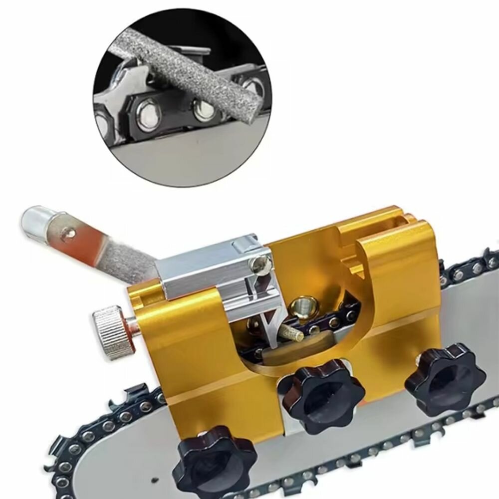 Портативная точилка для бензопилы для точной заточки цепей Подходит для цепей любой модели