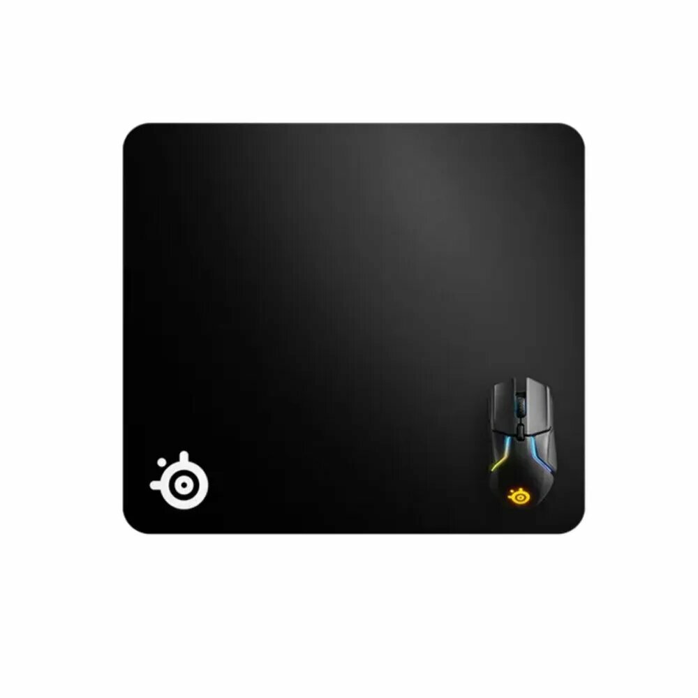 SteelSeries Игровой коврик для мыши Qck Heavy, L, черный