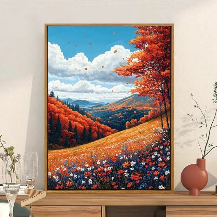 Вышивка крестом, набор для вышивания крестом, канва 11CT 60x80 см, полная зашивка (без подрамника, без рамы)