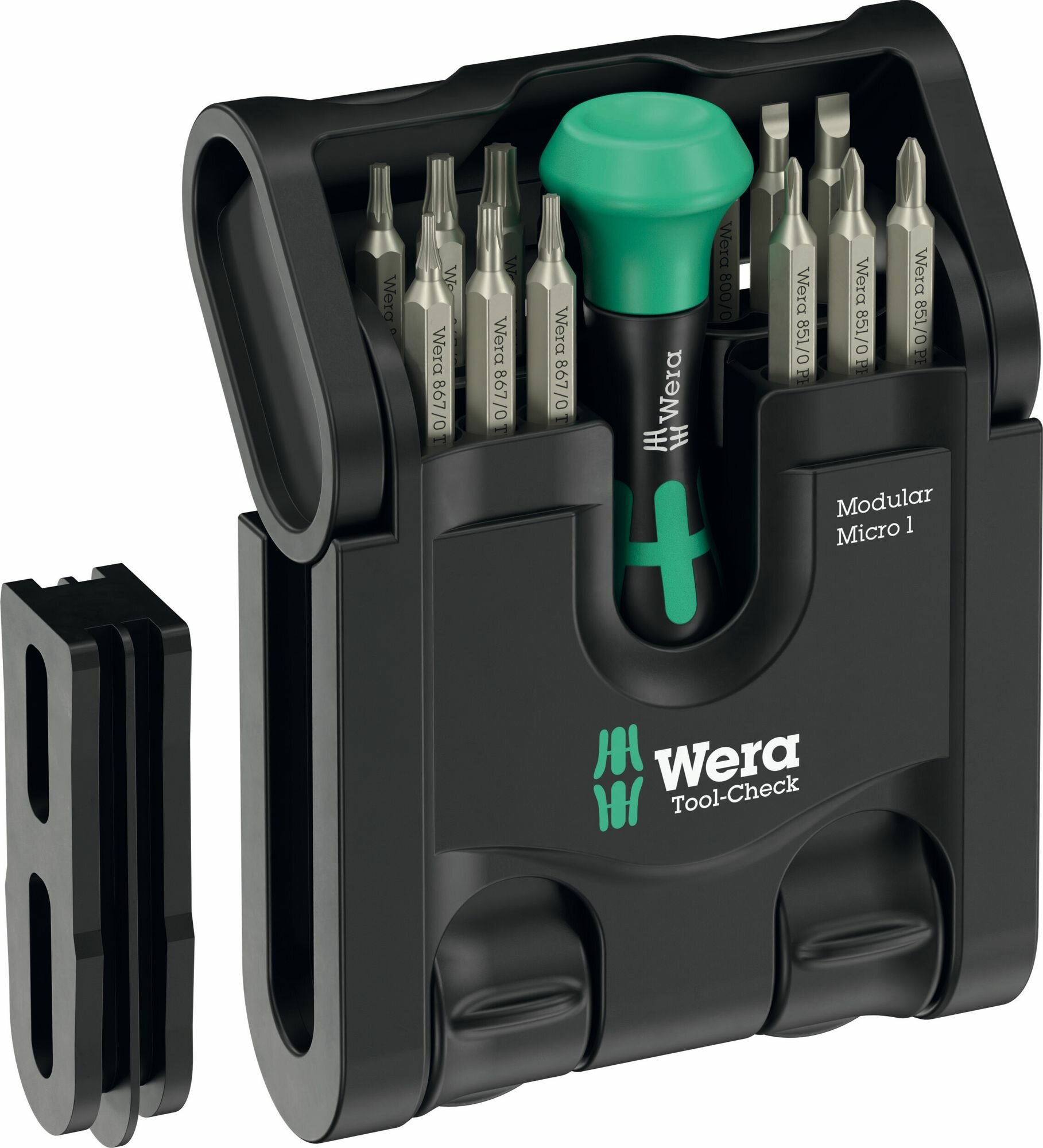Набор отверток Wera Tool-Check Modular Micro 1, 21 шт