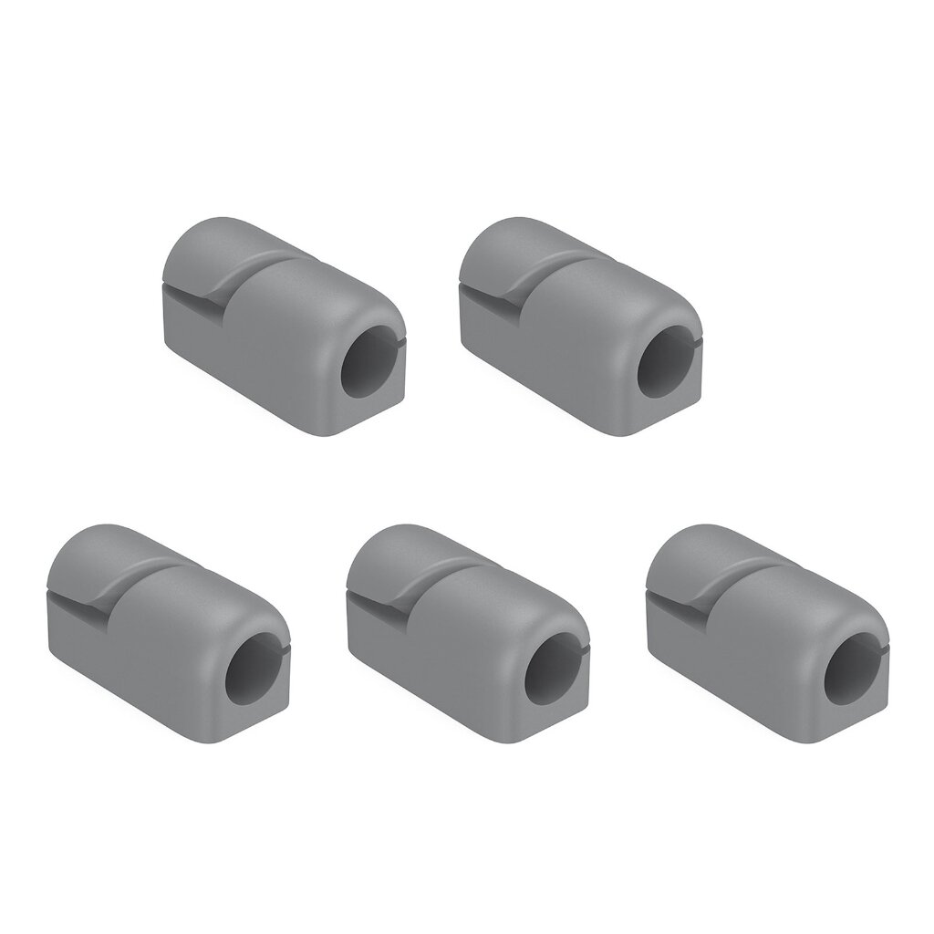 5шт Кабельный Зажим Держатель для Фиксации линии передачи данных Цилиндрический Зажим для управления проводами Настольный компьютер