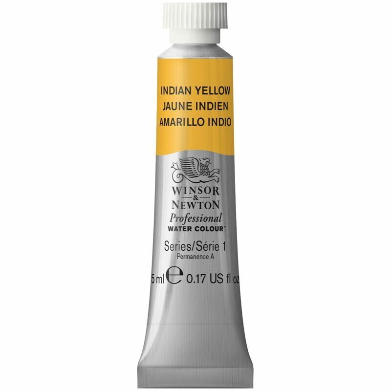 Акварель художественная Winsor&Newton "Professional", 5мл, туба, индийский желтый, 102319