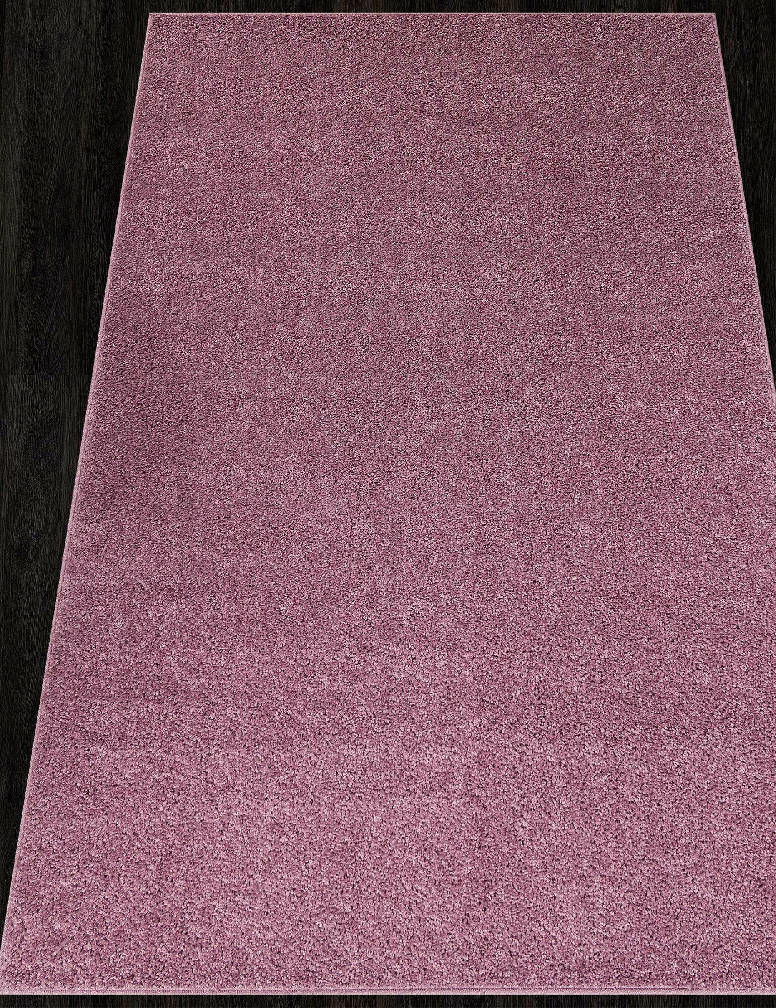 Ковер на пол в спальню в гостиную 120х180 см однотонный ворс 18 мм шегги 415169 ковренок