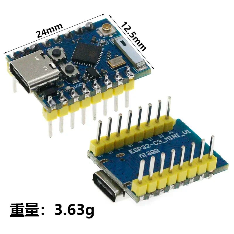 Умная мини-плата ESP32-C3-Zero Pro, плата с Wi-Fi, Bluetooth, ультрамаленького размера ESP8266, ESP32, C3, ESP 32, для Arduino
