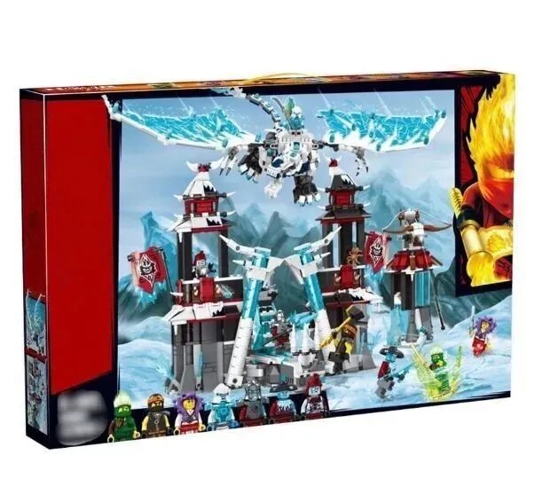 Конструктор защитные башни ледяного дракона 1278 деталей