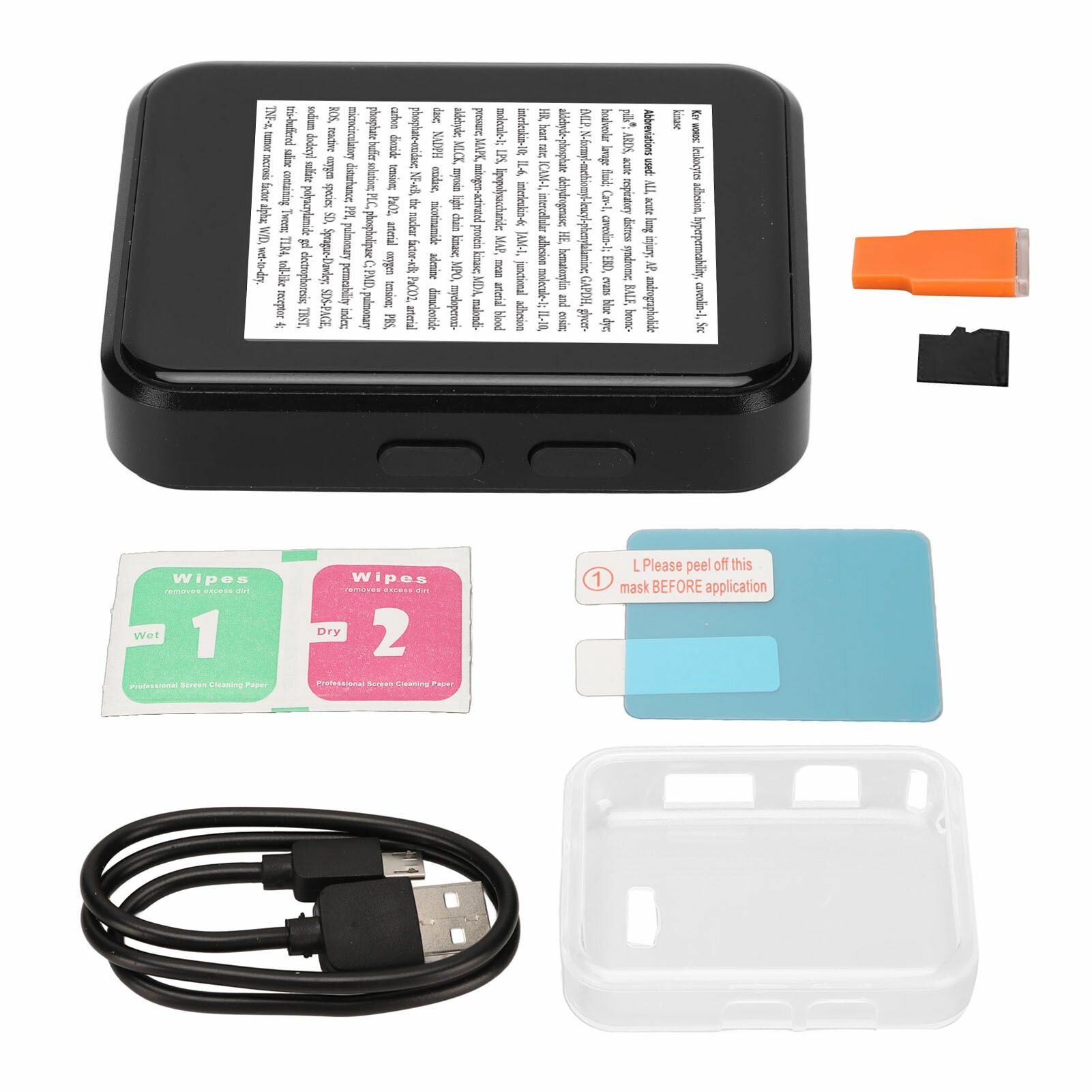 MP3-плеер 1.8" сенсорный, Bluetooth 5.0, FM, Lossless, электронные книги, 16GB