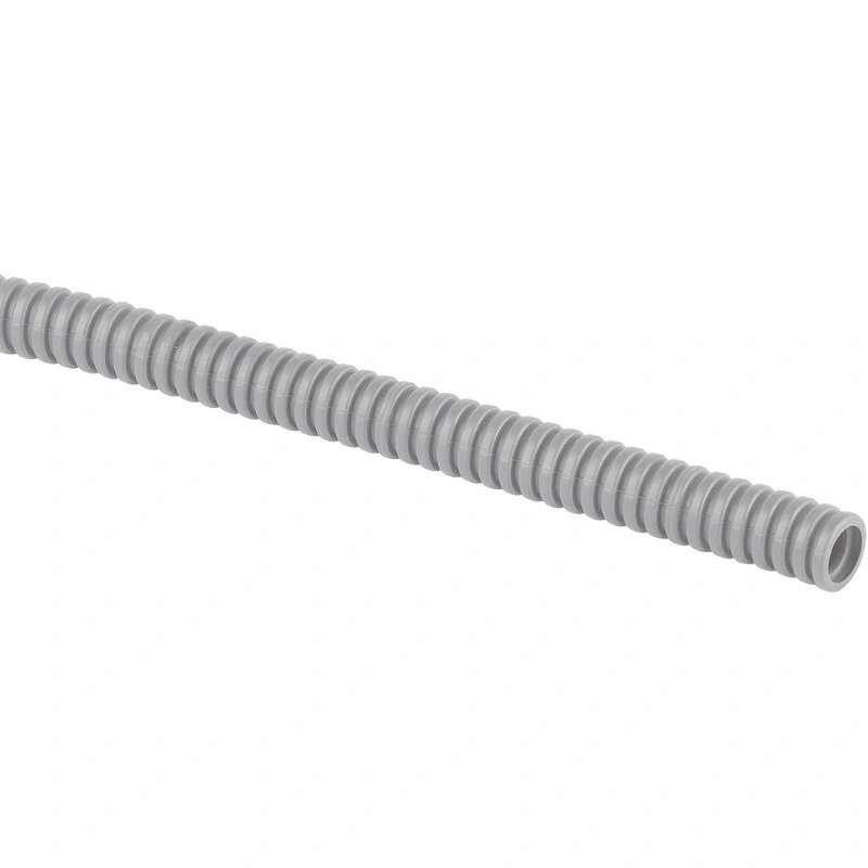 Труба гофрированная ПВХ ЭРА GOFR-25-50-PVС легкая серая d 25мм с зондом 50м