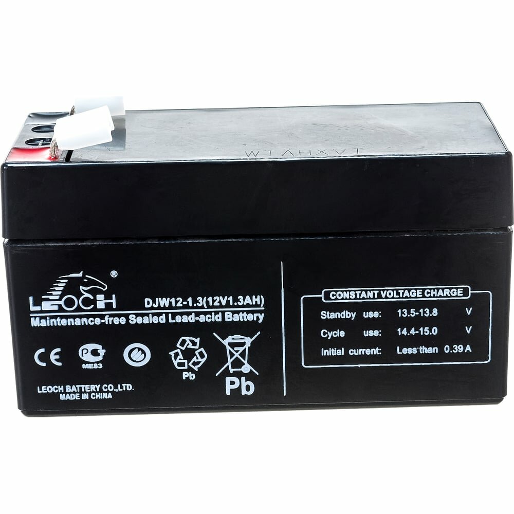 Аккумулятор для ИБП Leoch DJW12-1.3 12В, 1.3 Ач УТ-00001274