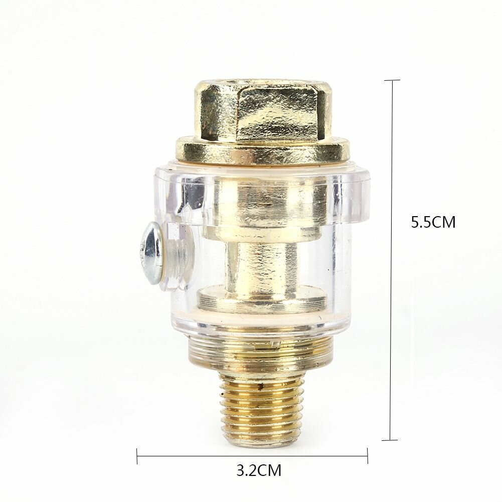 Мини-масленка 1/4" BSP для пневмоинструмента и компрессора