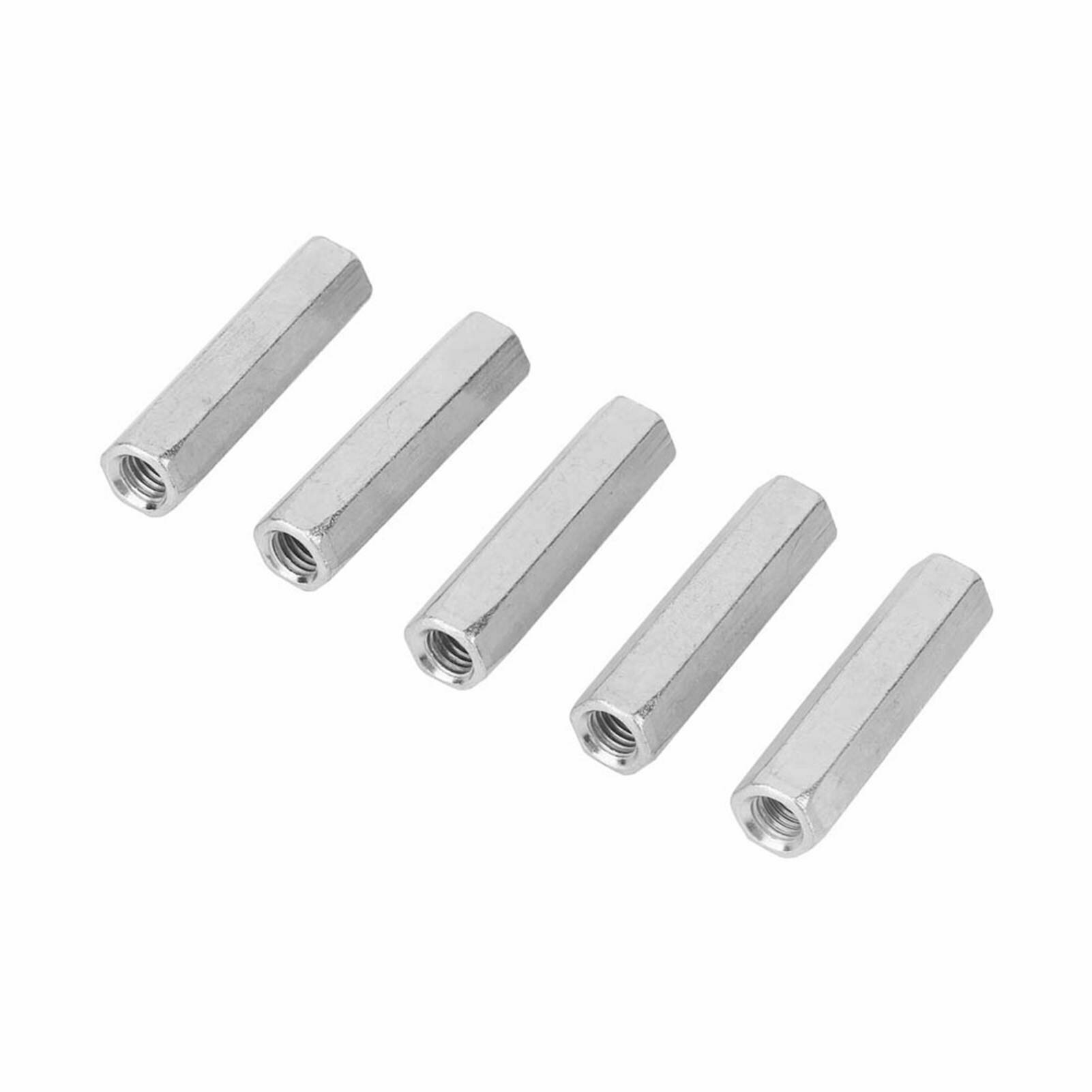 5 шт. M8 * 50 длинная гайка стержня шестигранная втулка гайка распорный резьбовый крепеж