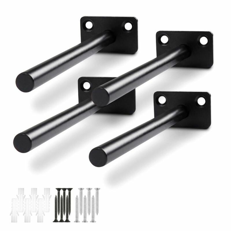 Упаковка из 4 штук, скрытая опора для ламината, двойной Т-образный разделительный кронштейн-250 мм