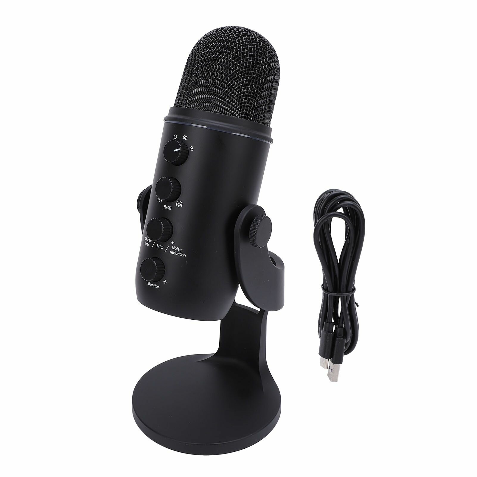 Микрофон игровой USB конденсаторный черный