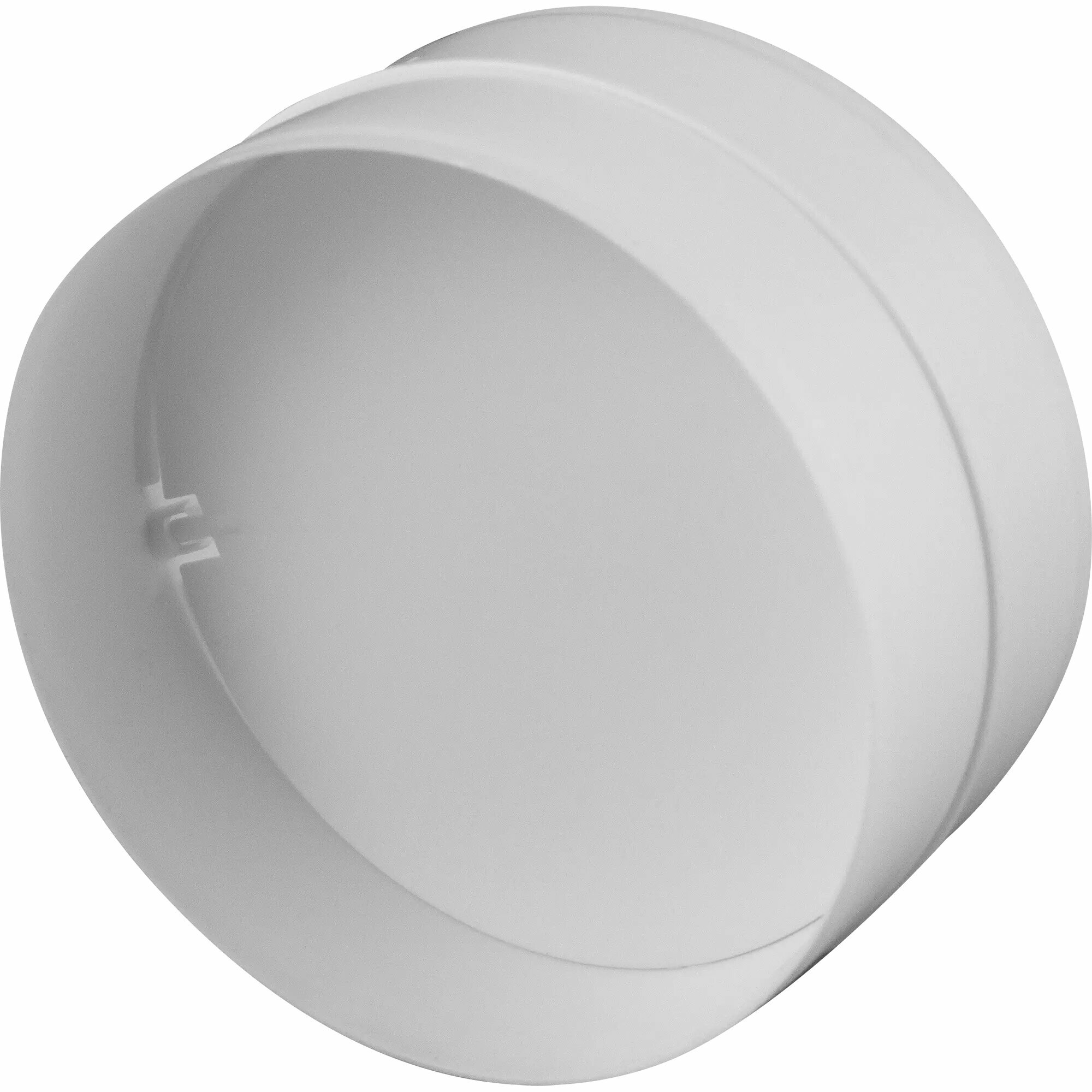 Equation Соединитель для круглых воздуховодов с обратным клапаном D125 мм пластик