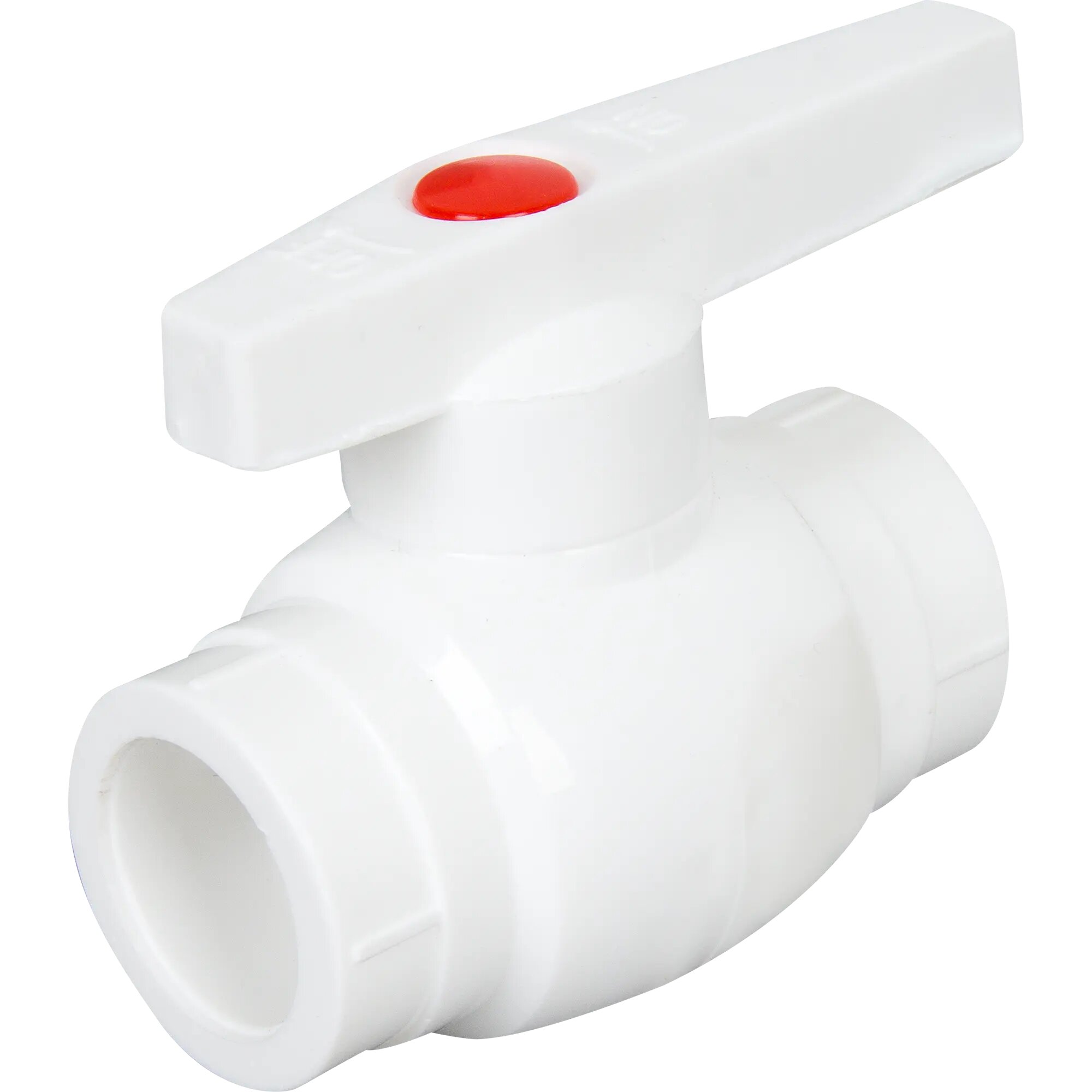 Ростерм кран шаровой прямой PN20 25 мм полипропилен ручка рычажная для водоснабжения