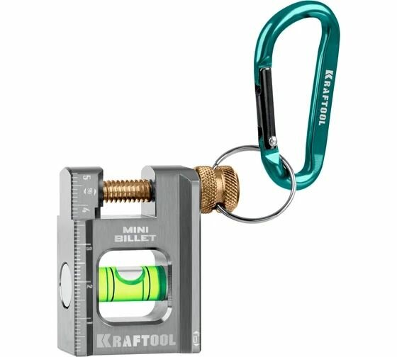 Брусковый магнитный уровень KRAFTOOL Mini Billet 50 мм 34791