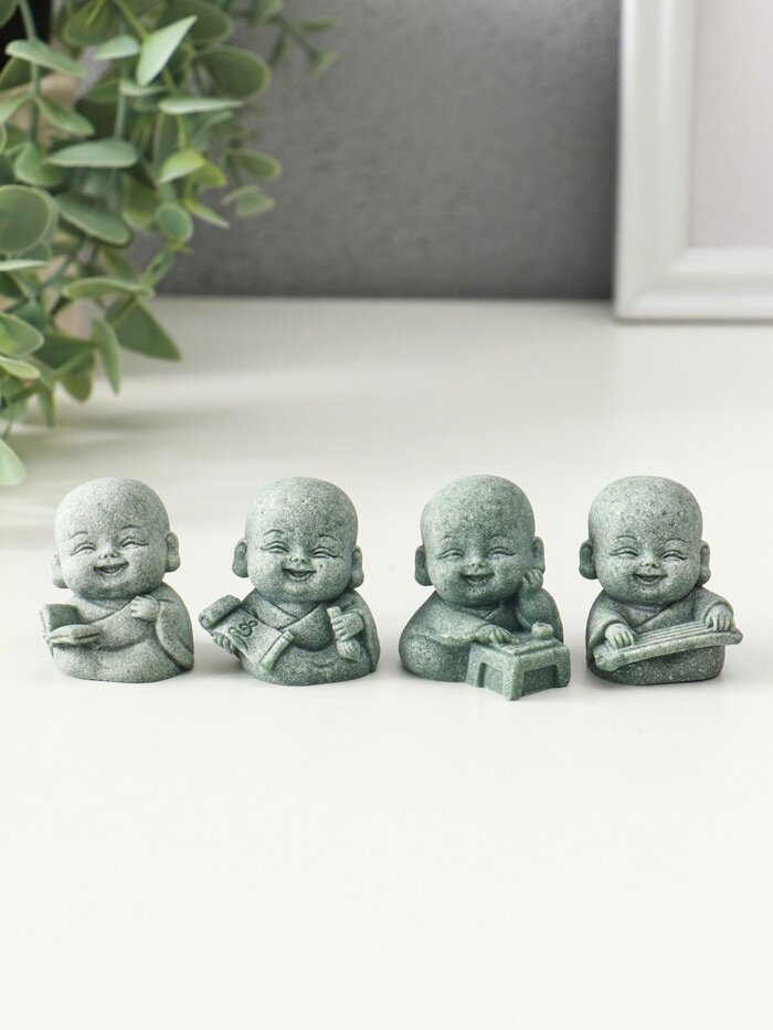 Набор фигурок песчаник «Маленькие хотейчики», 4 шт, 3.5×3×4.5 см