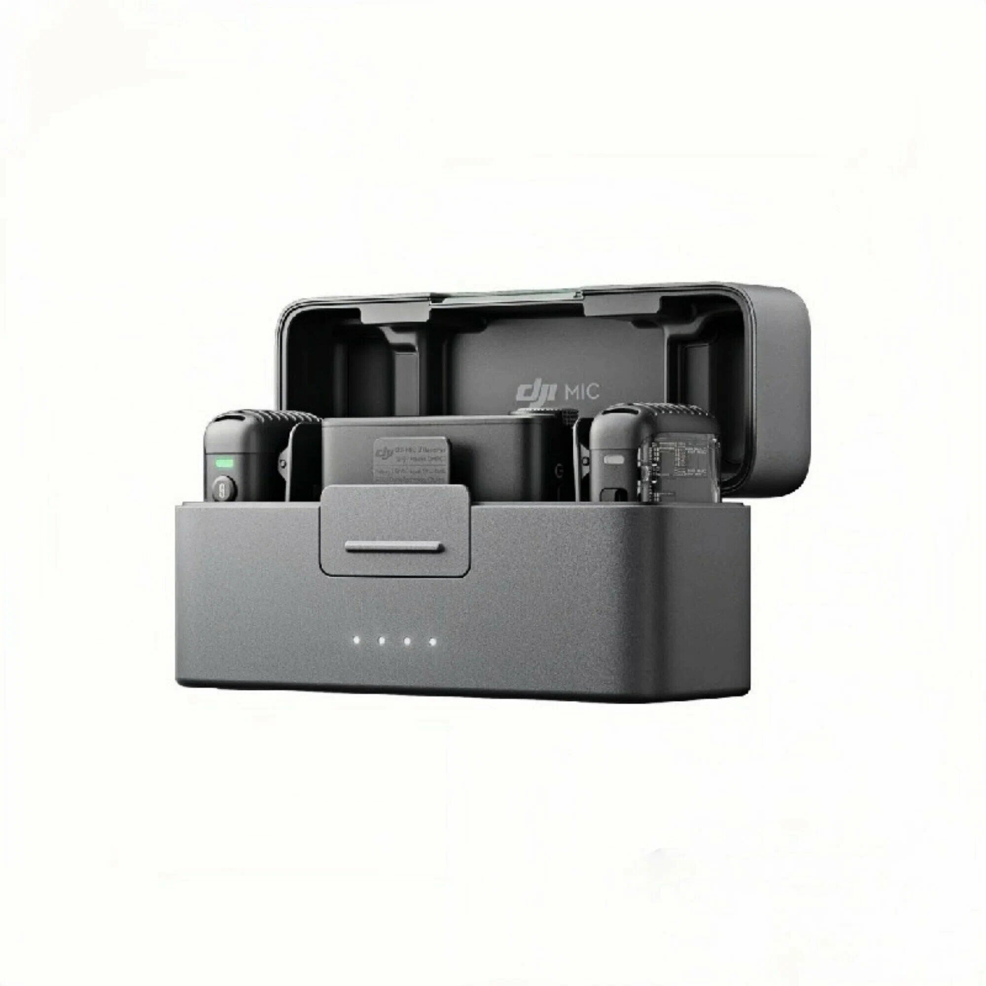 Беспроводной микрофон DJI Mic 2 (2 TX + 1 RX + Charging Case) , ANC беспроводной, черный