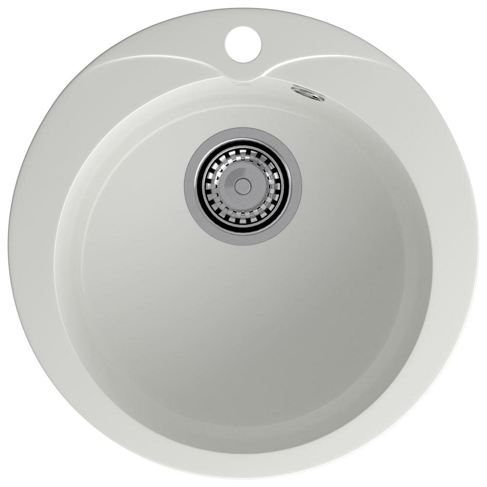 Кухонная мойка GranFest RONDO 480, иней