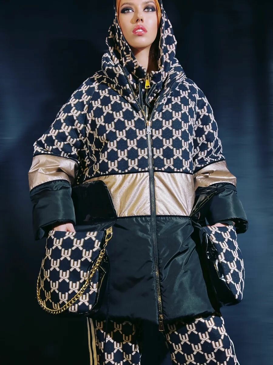 Пуховик Valiosa CAPSULE COLLECTION SS 2026, размер 38-52, темно-серый — фото 1