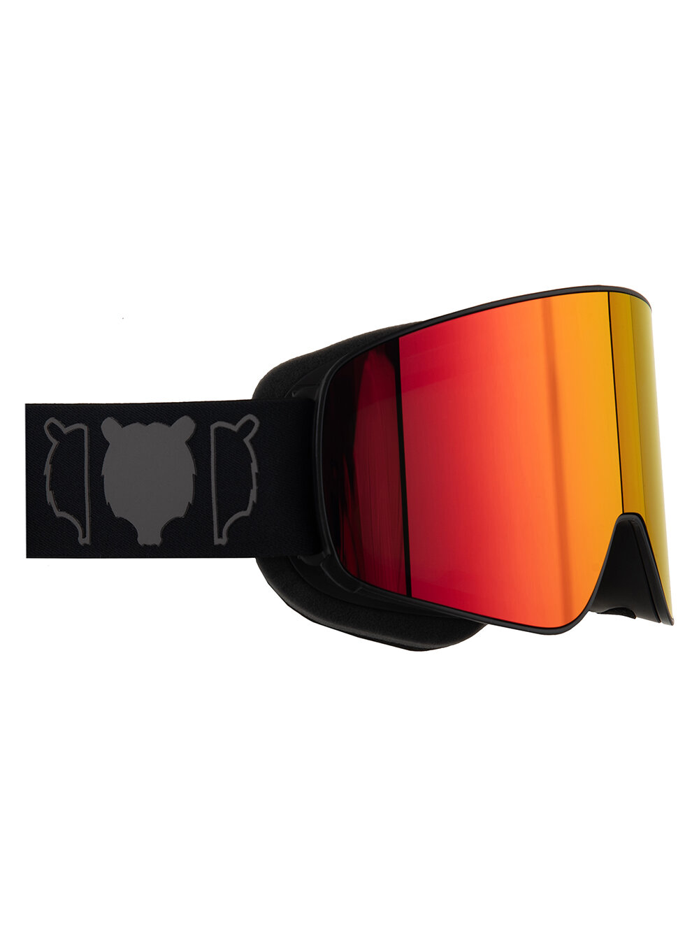 Маска для сноуборда, горных лыж Terro spectrum black/red (оптика, очки)