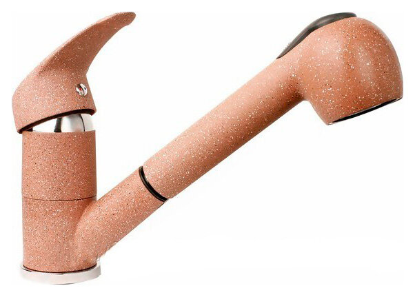 Смеситель для кухонной мойки GranFest 1774 терракот.