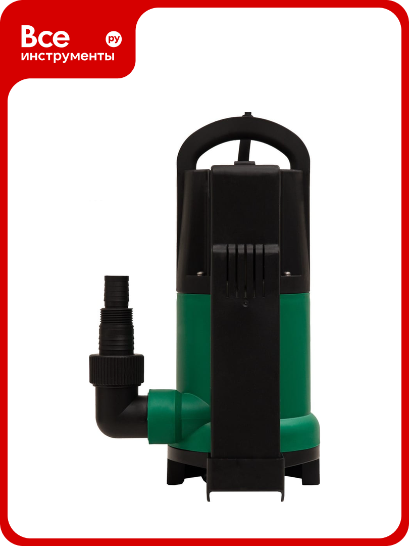 Дренажный насос OASIS DV 150/6, 35 мм, пластик, центробежный тип, защита IPX8, погружной для грязной воды