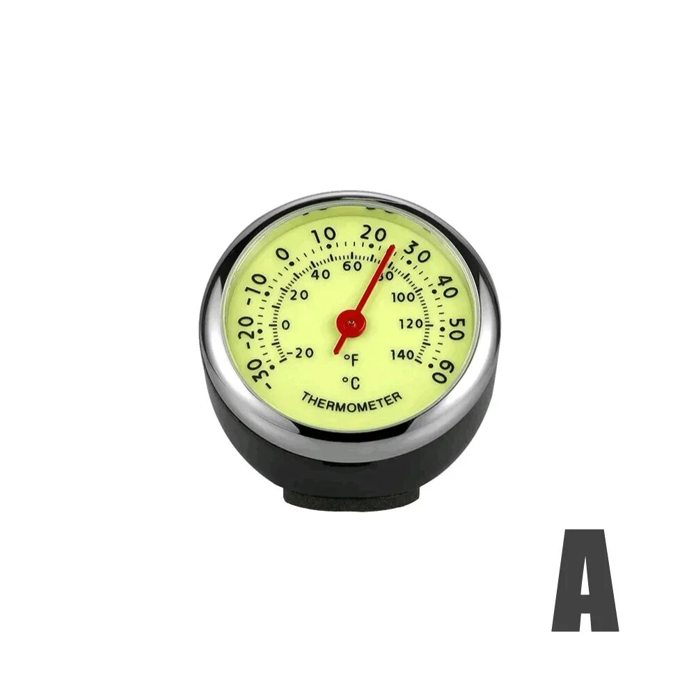 Универсальный автомобильный светящийся гигрометр, автомобильная приборная панель, часы, декоративный термометр для приборной панели автомобиля, аксессуары для салона автомобиля Temperature Gauge