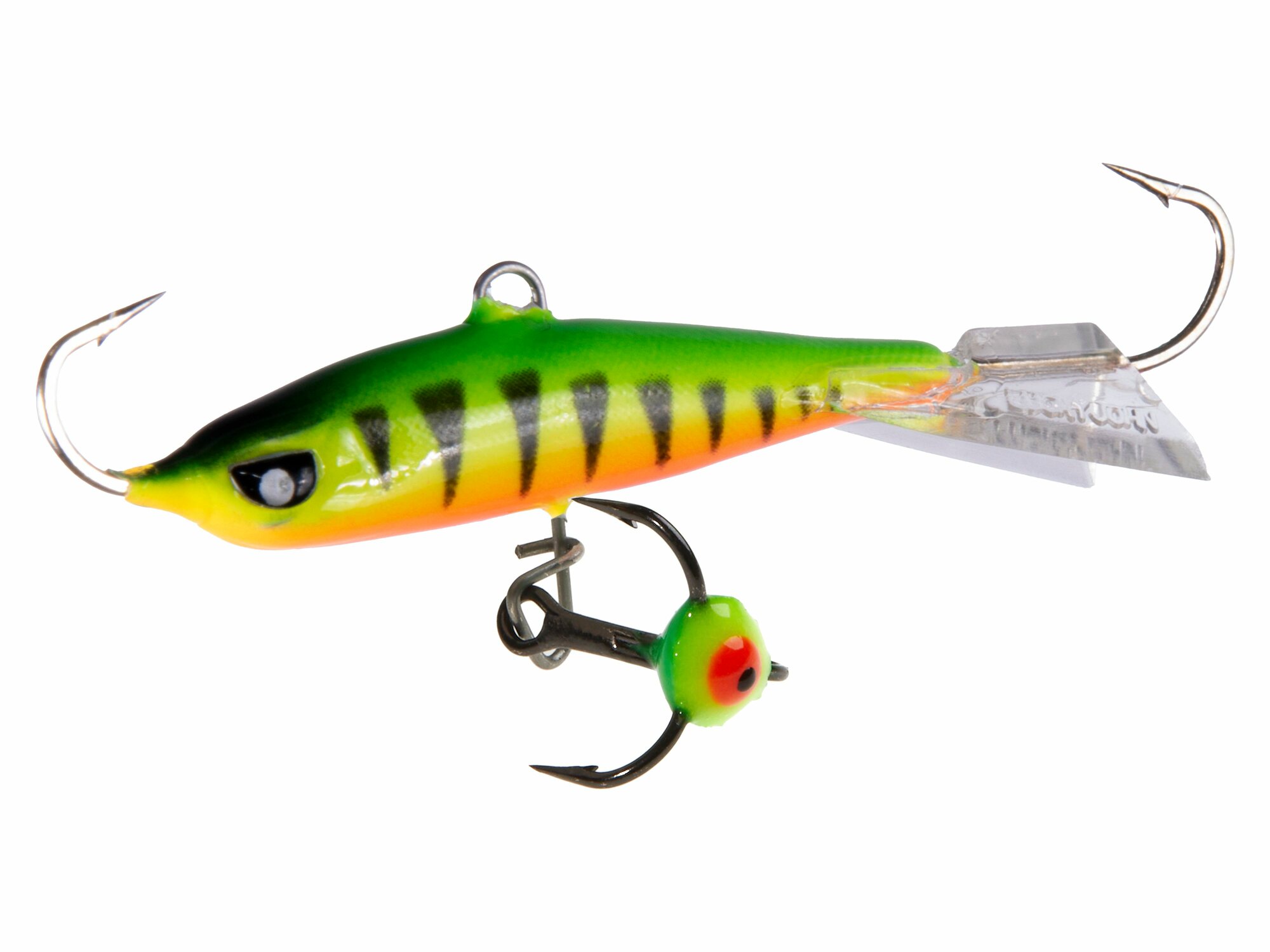 Балансир для зимней рыбалки Lucky John NORDIC 4 с тройником, длина 40мм, цвет 35T / Балансир Лаки Джон на окуня, судака, щуку