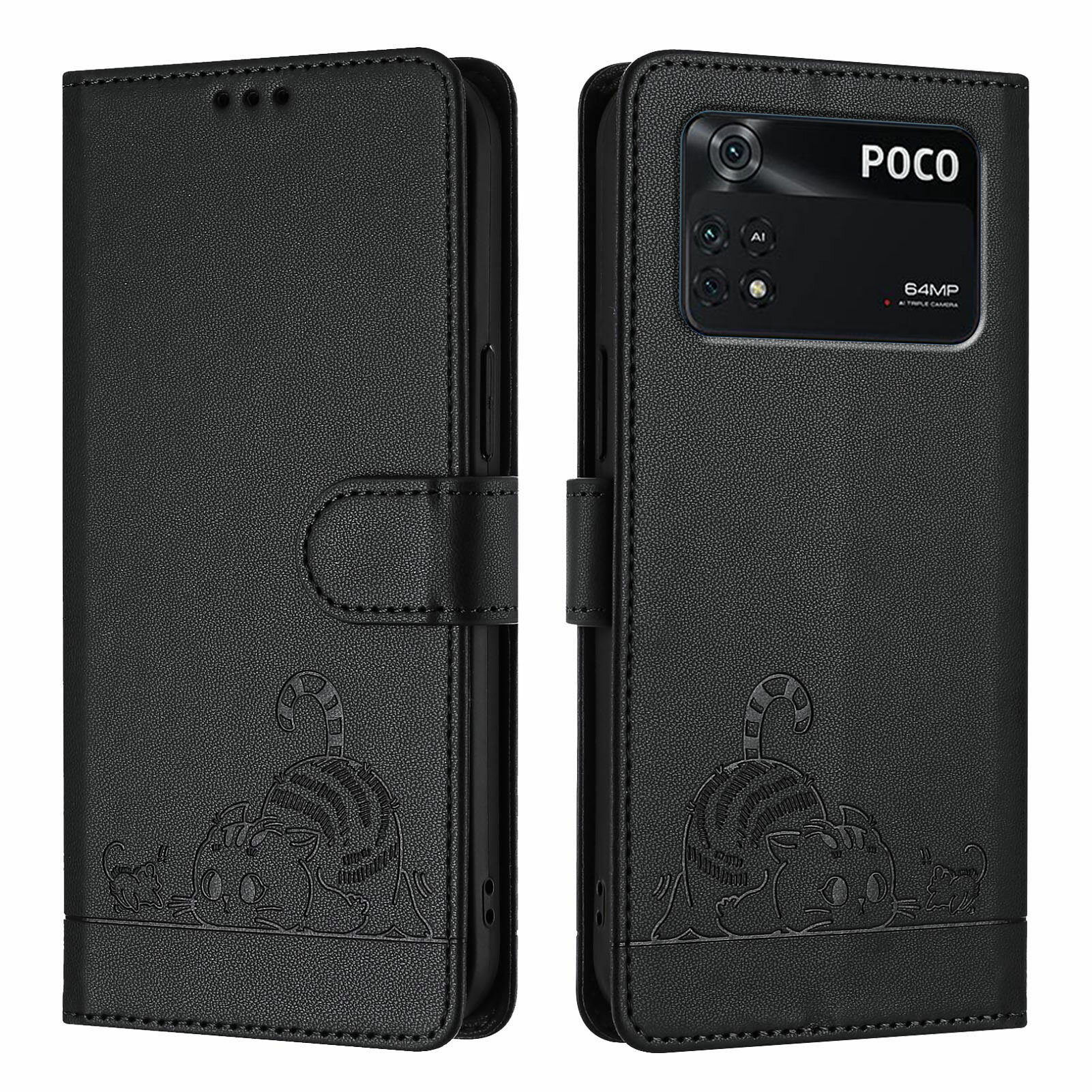 Подходит для Xiaomi POCO M4 Pro 4G( Сяоми Поко M4 Про 4G ) Магнитные пряжки, кронштейны, сейсмостойкие, новинки, подарки