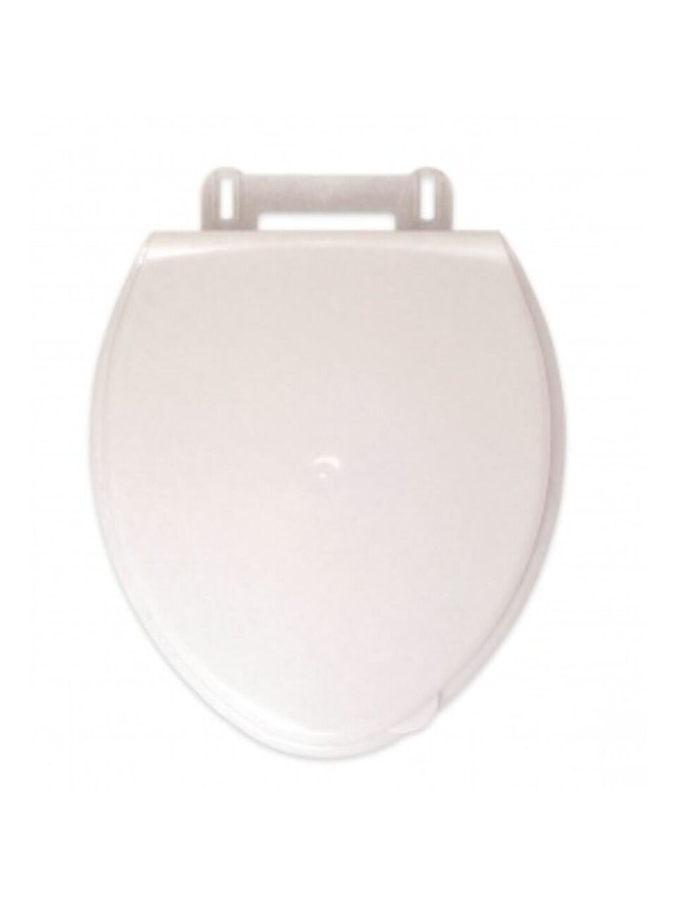 Сиденье для унитаза Мультипласт белое, 37х45 см