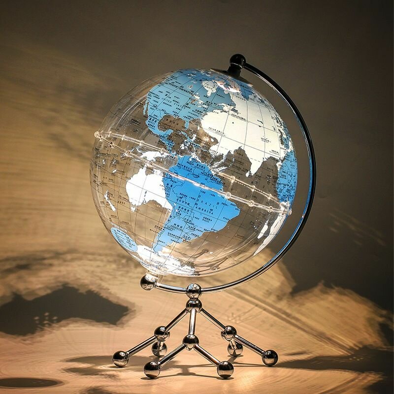 Глобусы, украшения с подсветкой, офисные украшения D+F