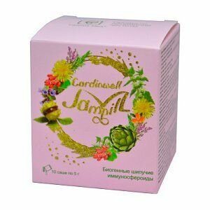 Jampill cardiowell, 10 саше по 5 г