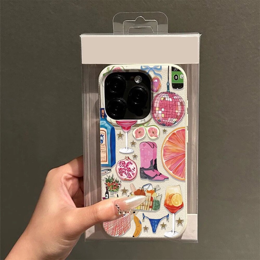 Чехол для iPhone 16 Plus White-WQA24, рисунок