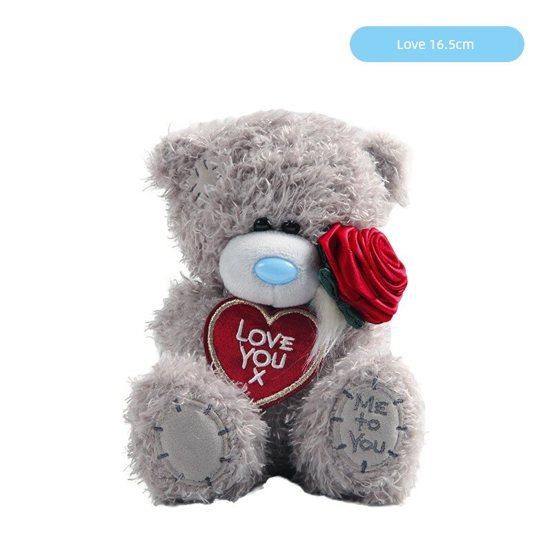 Британский плюшевый медведь MeToYou Blue Nose Patch Bear, детская успокаивающая игрушка, плюшевый медвежонок любовь