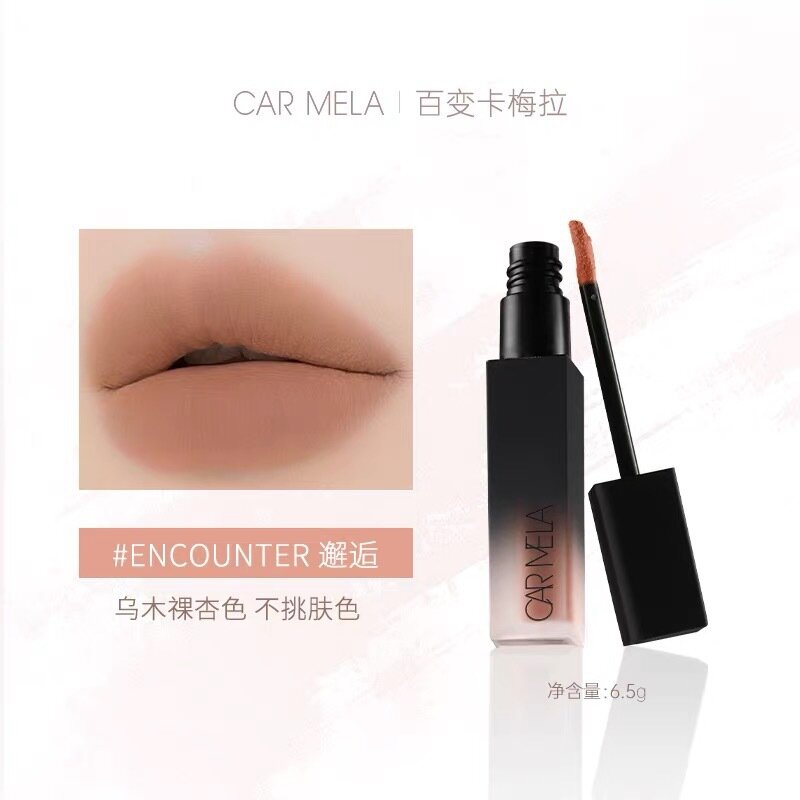 Губная помада Carmela, матовая, губная грязь, блеск для губ, долговечный цвет, натуральный, рекомендуется для начинающих, аутентичный опт