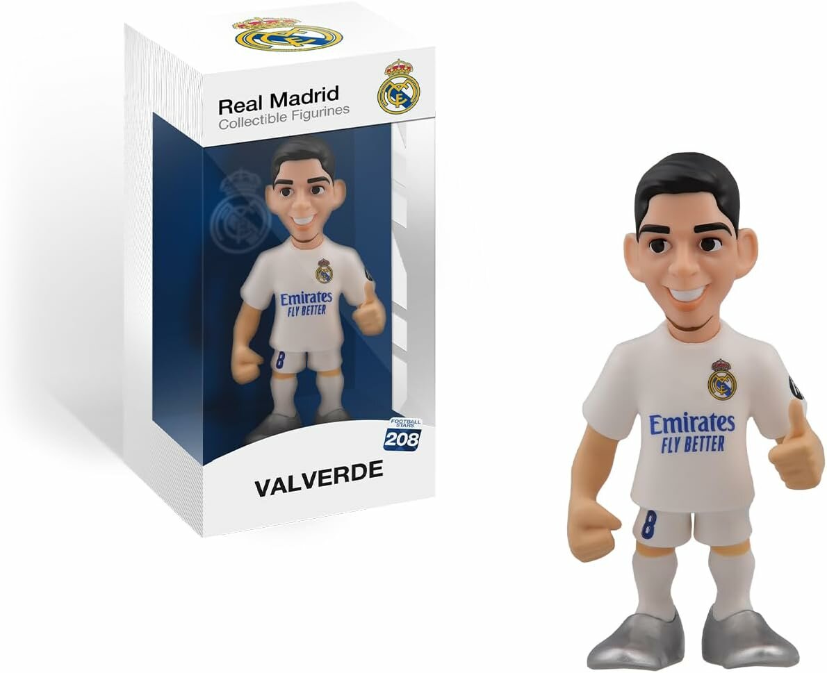 Фигурка MINIX Real Madrid - Valverde / федерико вальверде, Реал Мадрид 12 см - Миникс Футболисты MN18420