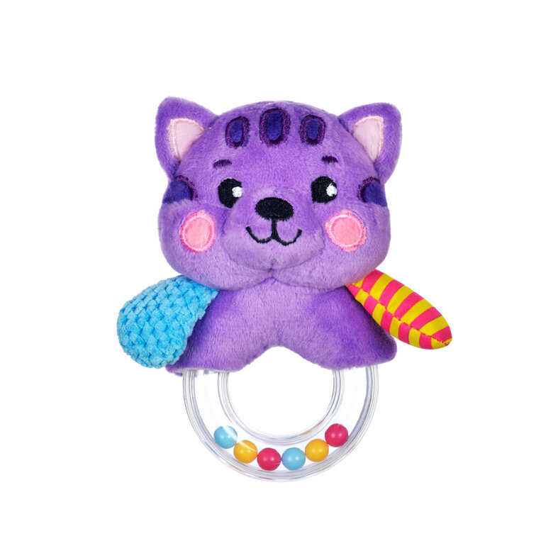 Жирафики Погремушка Котик 939508 с рождения