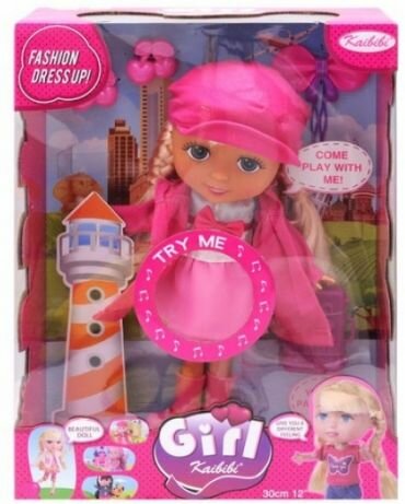 Кукла Kaibibi интерактивная с аксессуарами BLD111 с 3 лет