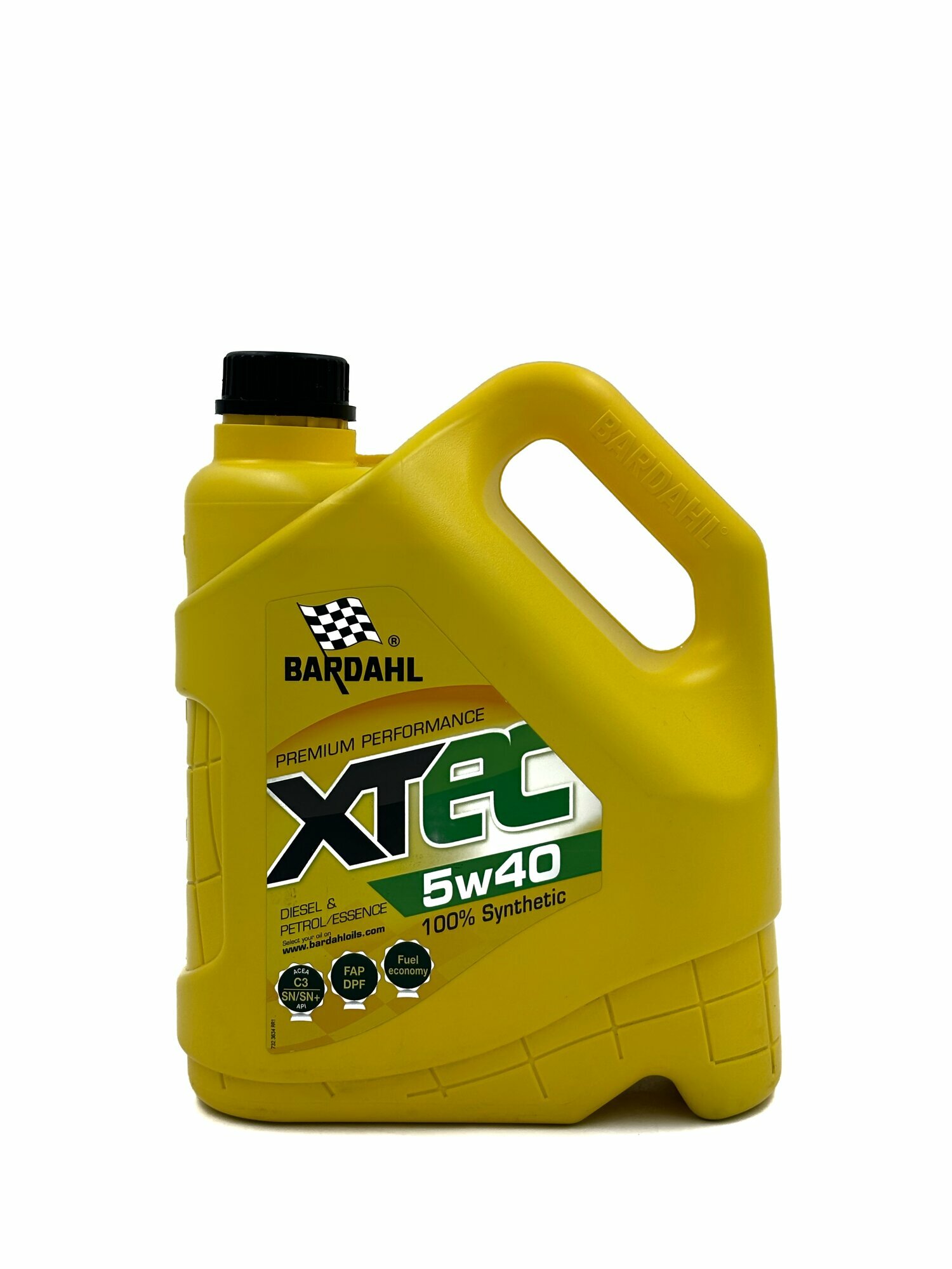 Масло моторное Bardahl XTEC 5w-40, 4 литра, синтетическое, для авто