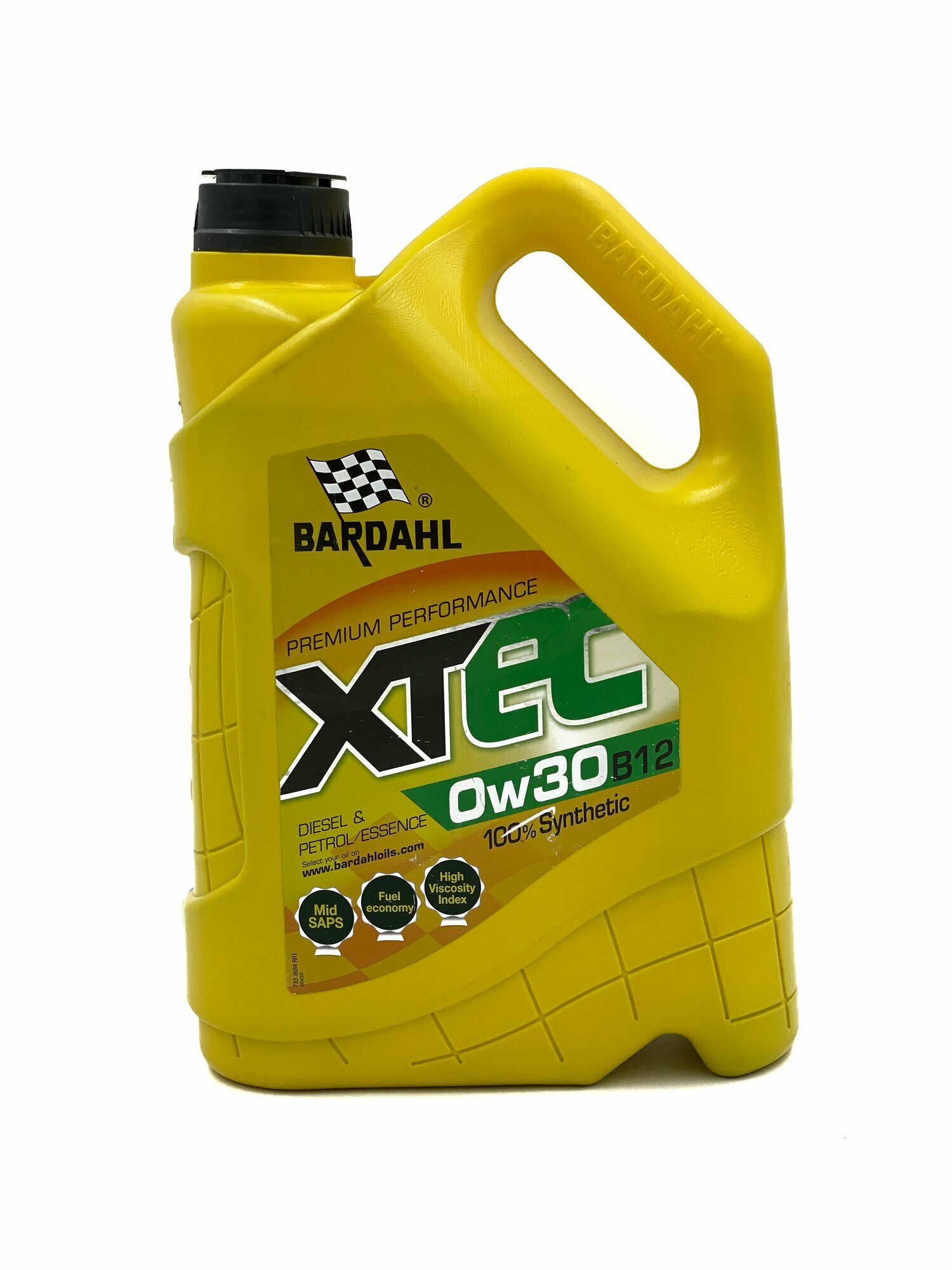 Масло моторное Bardahl XTEC 0w-30 B12, синтетическое , 5 литров