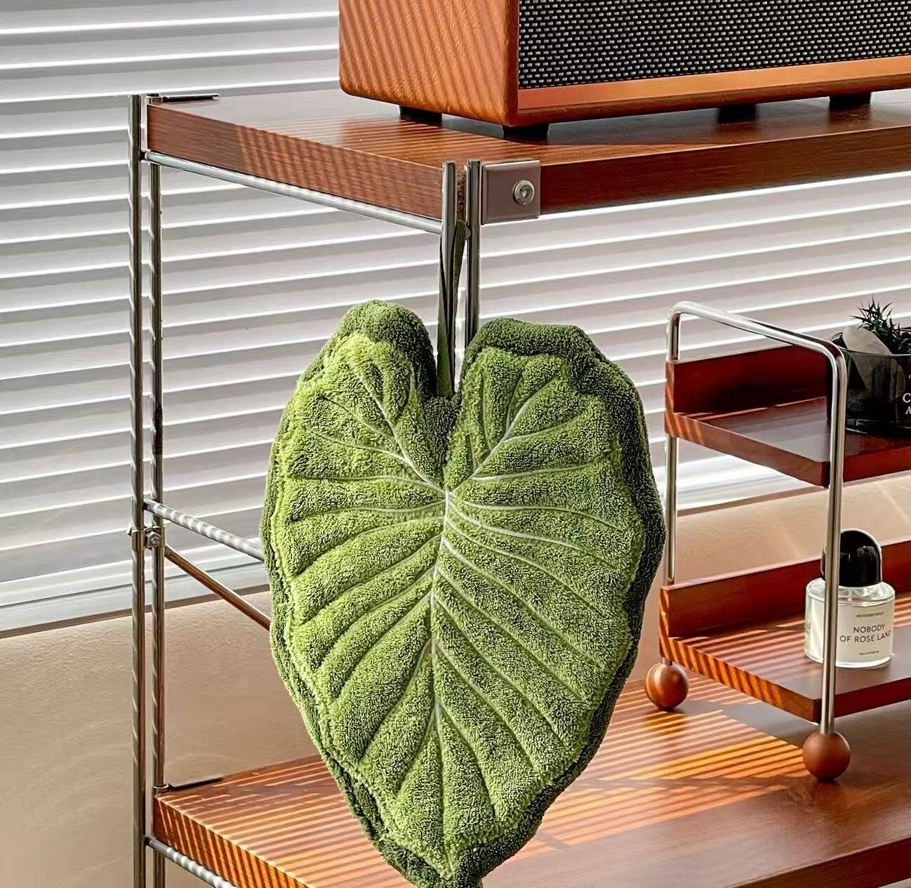 Полотенце для рук Calla green, подвесное, коралловый флис, впитывающее полотенце для рук