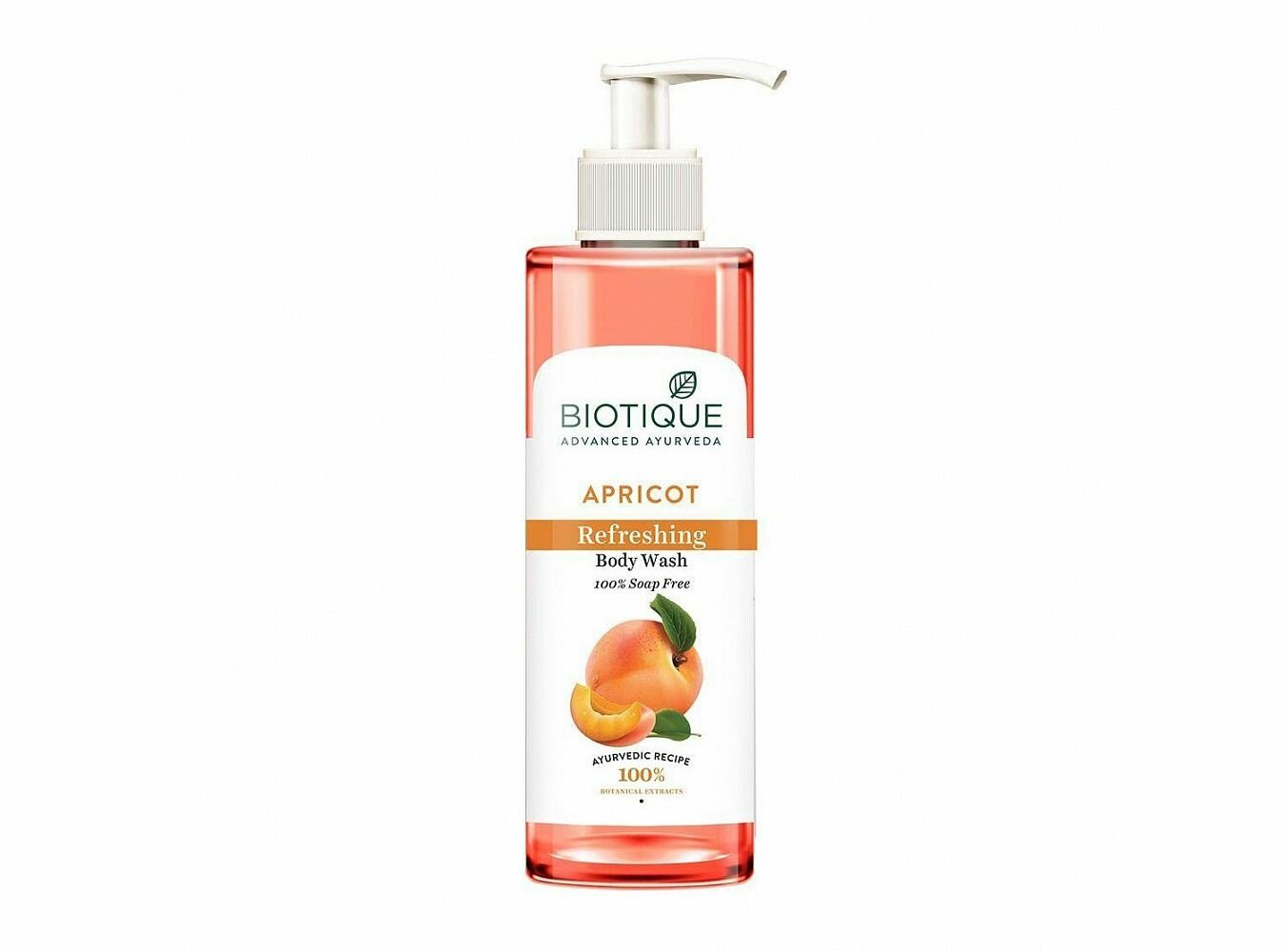 Освежающий гель для душа Абрикос, Биотик / APRICOT Refreshing Body Wash, Biotique, 200 мл.